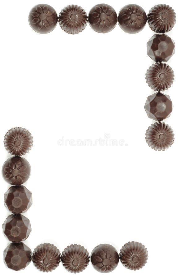 Chocolate frame stock photo. Image of luxury, card, dessert - 18737718
