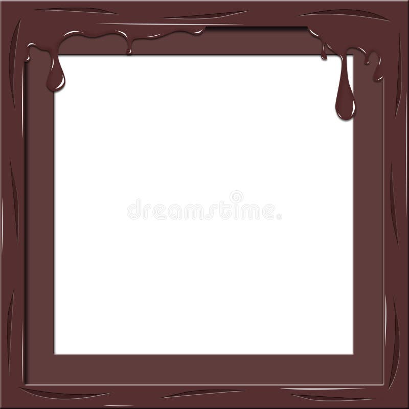 Chocolate cookies Frame stock illustration. Illustration of food - 2246597