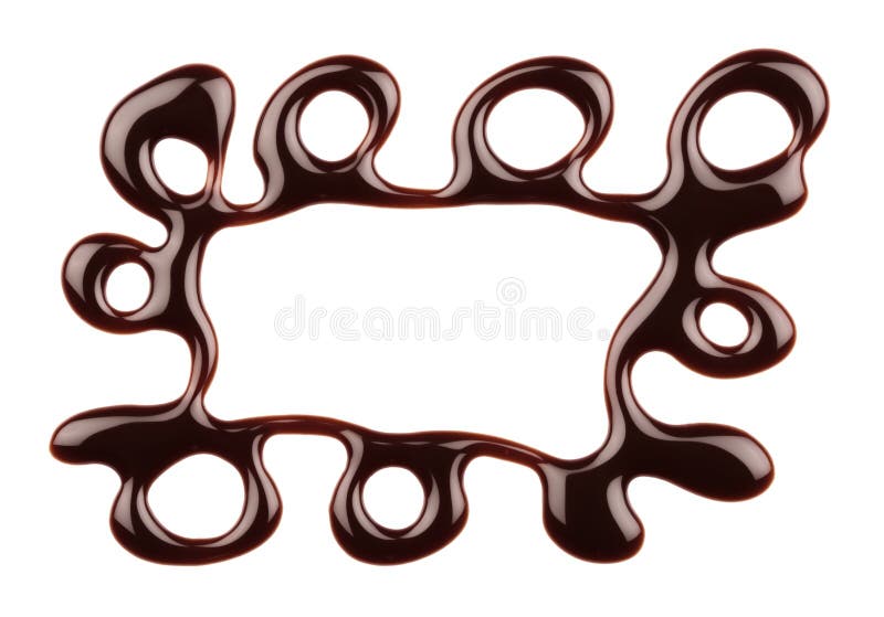 Chocolate frame stock photo. Image of grated, milk, dessert - 7489132