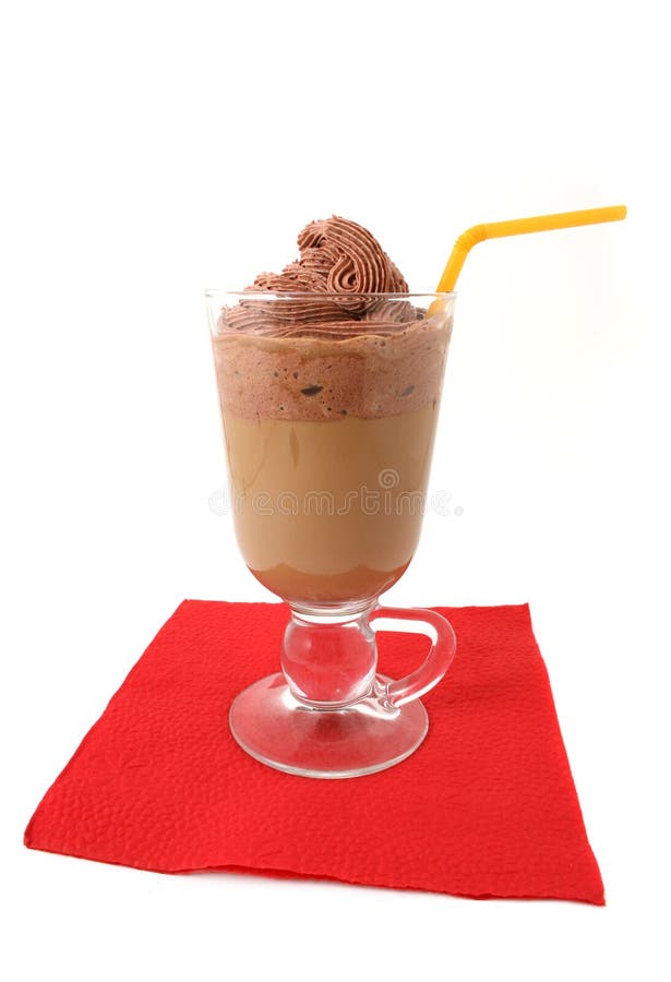 Chocolate frappe stock photo. Image of drink, cream, frappe - 15902008