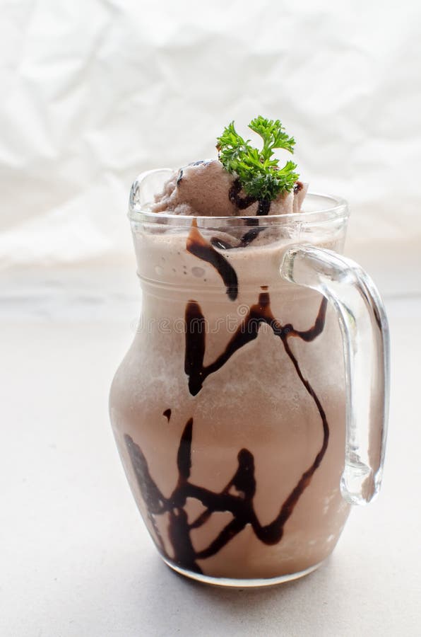 Chocolate frappe stock photo. Image of sweet, chocolate - 79388262