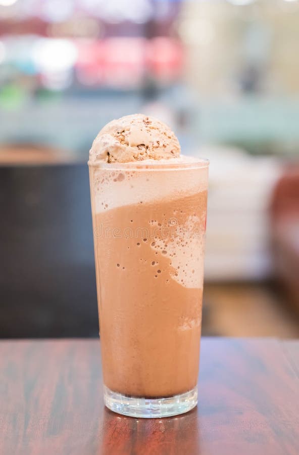 Chocolate frappe stock image. Image of icecream, milkshake - 89786487