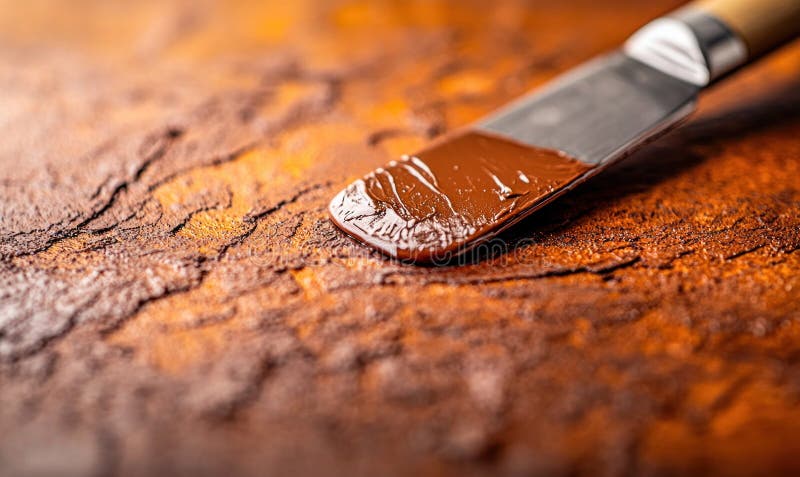 Chocolate Frosting Spread stock illustration. Illustration of craft ...