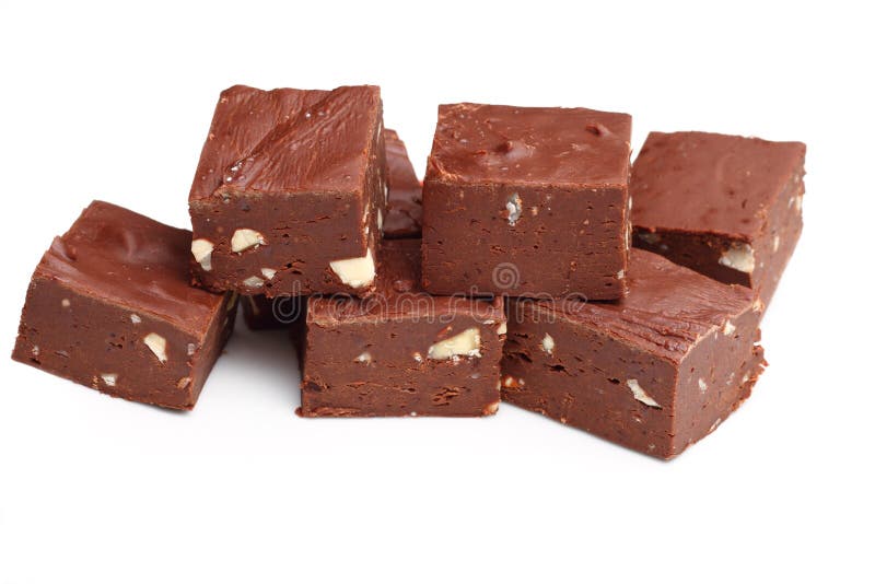 Rich Chocolate Fudge stock image. Image of treat, chocolate - 13193293