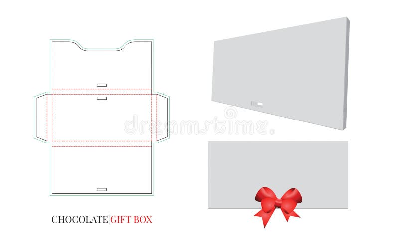 Chocolate Box Template, Vector With Die Cut / Laser Cut Layers Stock ...