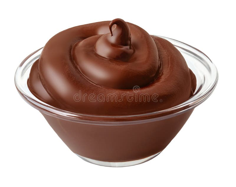 Chocolate Hazelnut Spread in Glass Jar Isolated. Hazel Nut Cream on ...