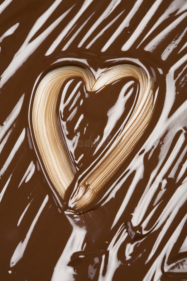 Chocolate heart shape stock photo. Image of candy, temptation - 19423614