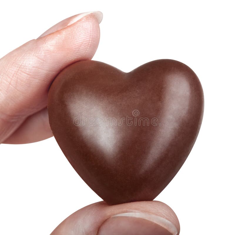 Chocolate heart stock image. Image of gift, candy, date - 6884091