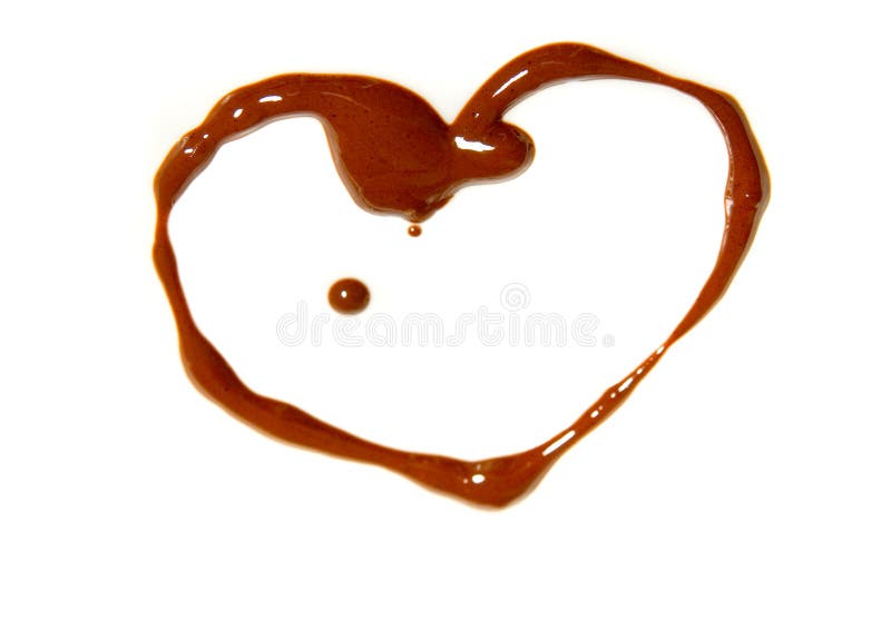 Chocolate heart stock image. Image of heat, abstract, candy - 7663715