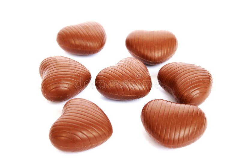 Seven chocolates stock image. Image of board, homemade - 13179349