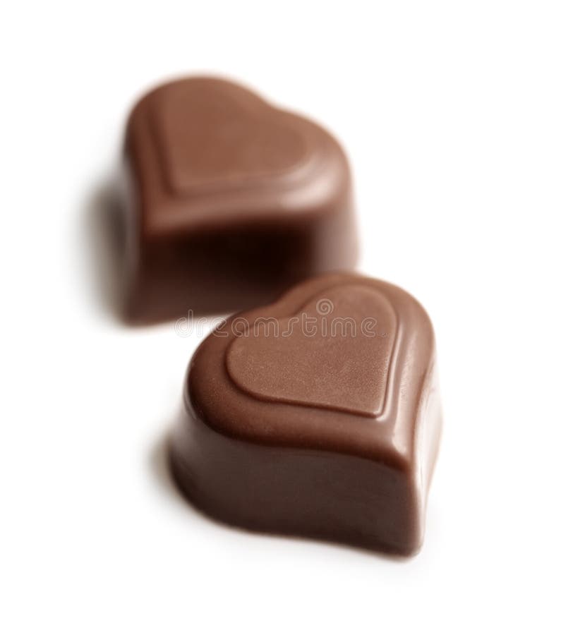 Chocolate hearts stock photo. Image of pair, chocolates - 4087378
