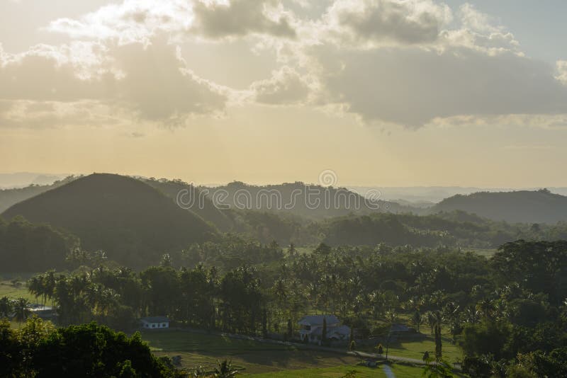 Landscape of Bohol, Philippines Stock Image - Image of forest, palm ...