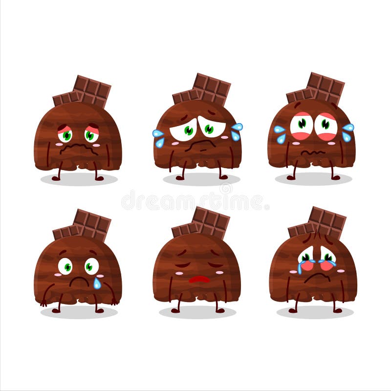 Sad Chocolate Cartoon Stock Illustrations – 695 Sad Chocolate Cartoon ...