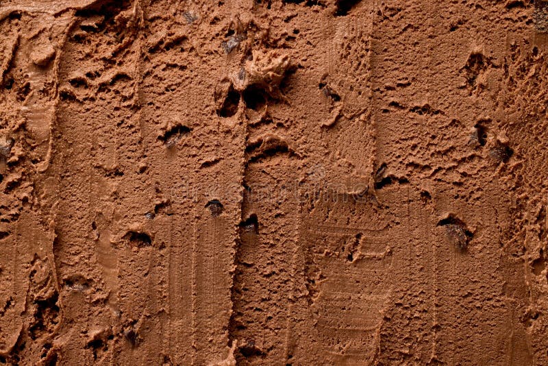 Chocolate Ice Cream Texture Stock Image - Image of food, frozen: 264813499