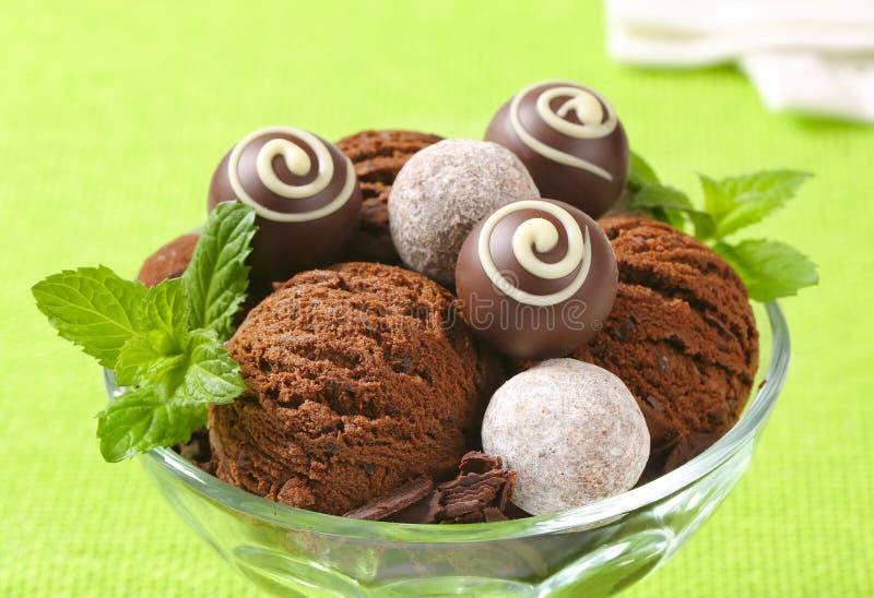 467 Chocolate Ice Cream Candy Balls Stock Photos - Free & Royalty-Free ...