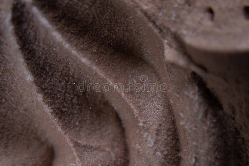 Chocolate Ice Cream Wave As Background Macro Photo Stock Photo - Image ...
