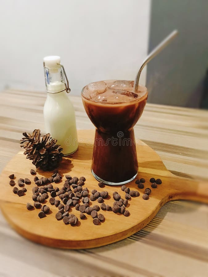Chocolate Ice is a Variant of the Fresh Drink Menu Made from Chocolate ...