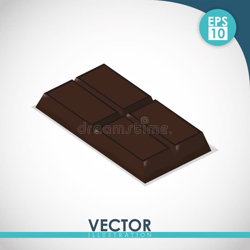 Chocolate bar icon stock vector. Illustration of tasty - 83911841