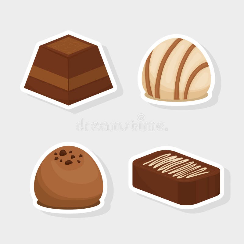 Chocolate icon design stock vector. Illustration of design - 66805863