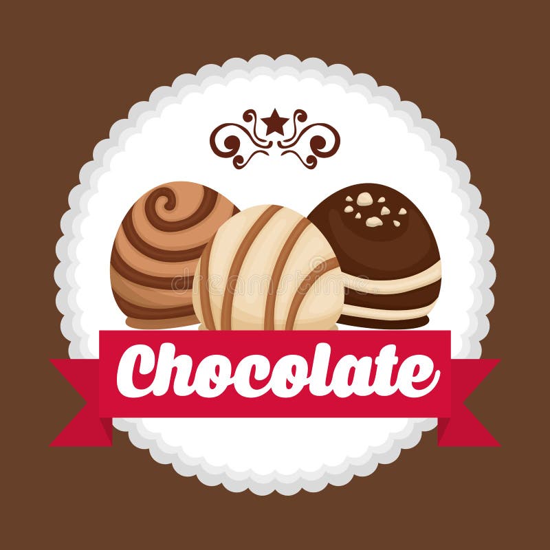 Chocolate icon design stock vector. Illustration of clipart - 73568567