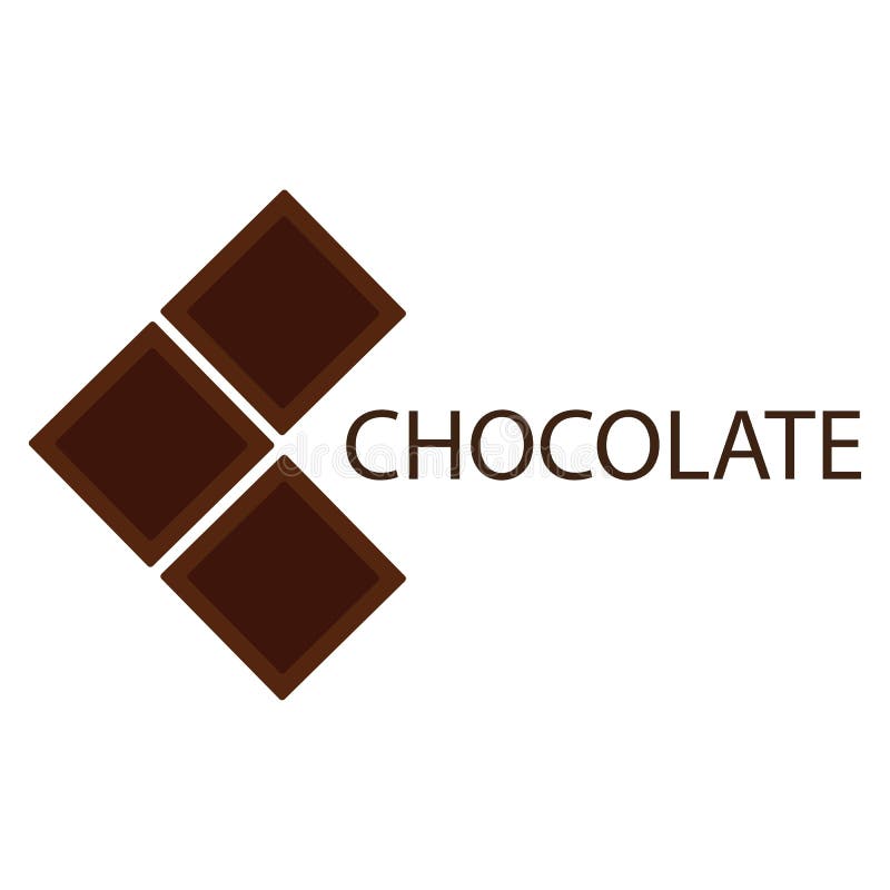 Chocolate Illustration Logo Vector Stock Vector - Illustration of ...
