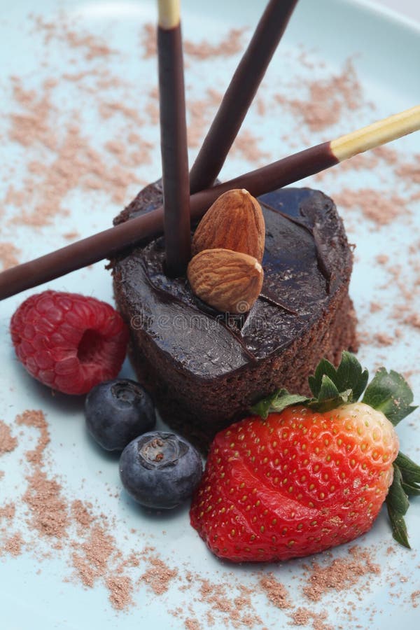 Chocolate Indulgence Dessert. Conceptual Image Stock Image - Image of ...