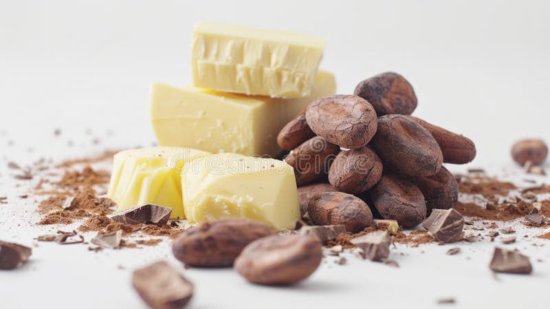 Chocolate Ingredients: Chocolate, Nuts and Spices Stock Image - Image ...