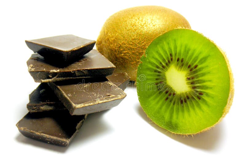 Chocolate kiwi stock photo. Image of green, sauce, candy - 13451486