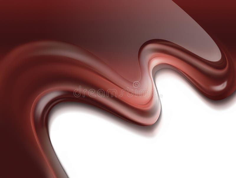 Chocolate líquido ilustração stock. Ilustração de gostoso - 58710910