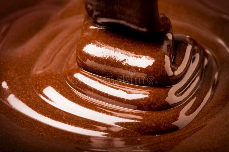 Chocolate líquido imagen de archivo. Imagen de primer - 7949427