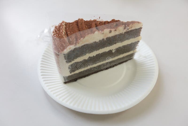 The Chocolate layer cake stock photo. Image of plate - 100799190