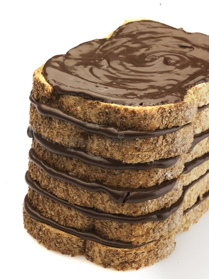 Chocolate Layered Breads stock image. Image of leaven - 9801647