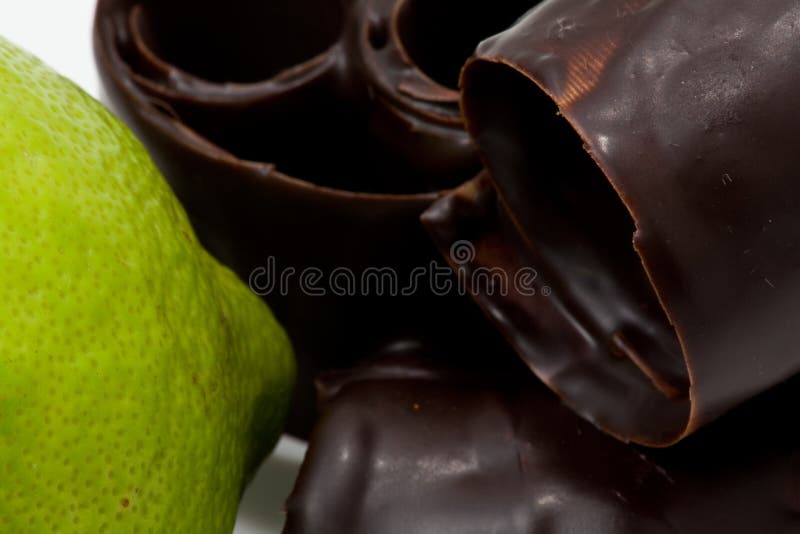 Chocolate - Lemon stock photo. Image of gourmet, lemon - 38340280