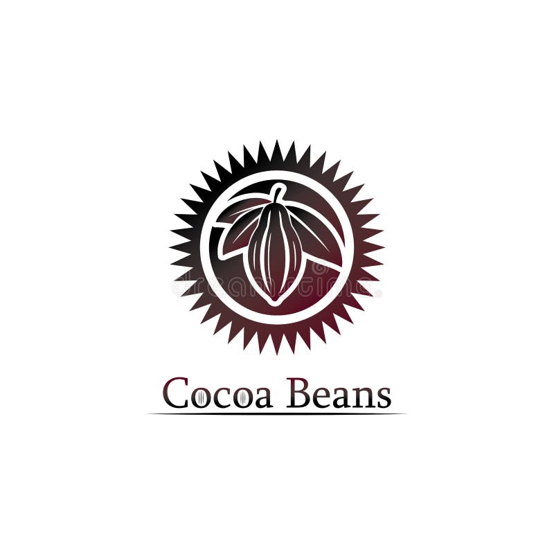 Chocolate Logo and Cocoa Icon and Vector Design Nut and Nut Delicious ...