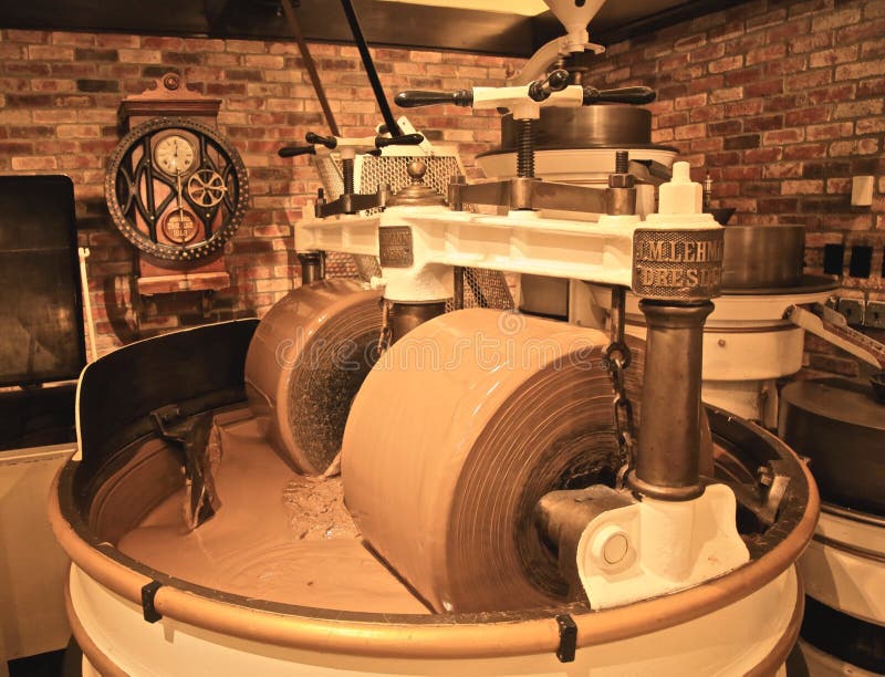 Chocolate making machine editorial photography. Image of factory - 95418887
