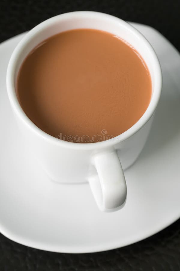 Chocolate malt in the cup stock photo. Image of cafe - 41974604