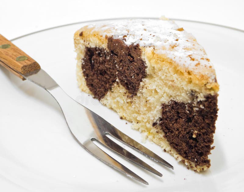 Chocolate marble cake stock photo. Image of cake, teatime - 50091718