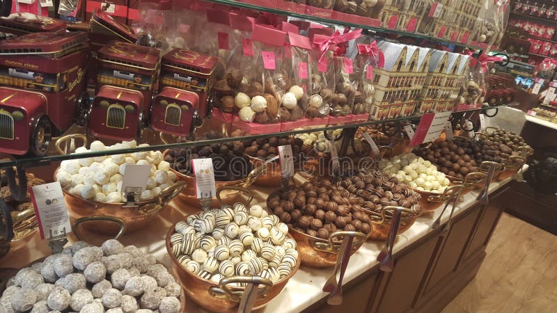 Chocolate market place editorial stock photo. Image of brugge - 86186433