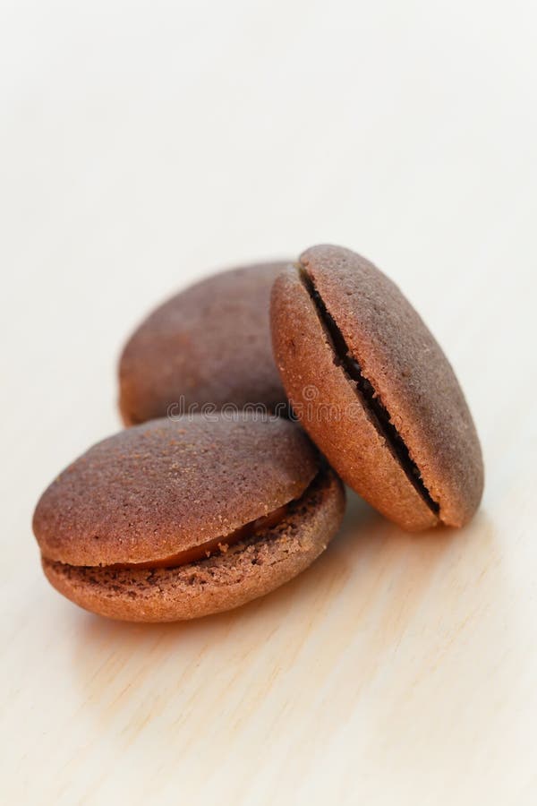 Chocolate marron cookies stock image. Image of homemade - 28027535