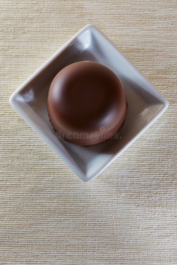 Chocolate Marshmellow from Above Stock Image - Image of candy, cones ...