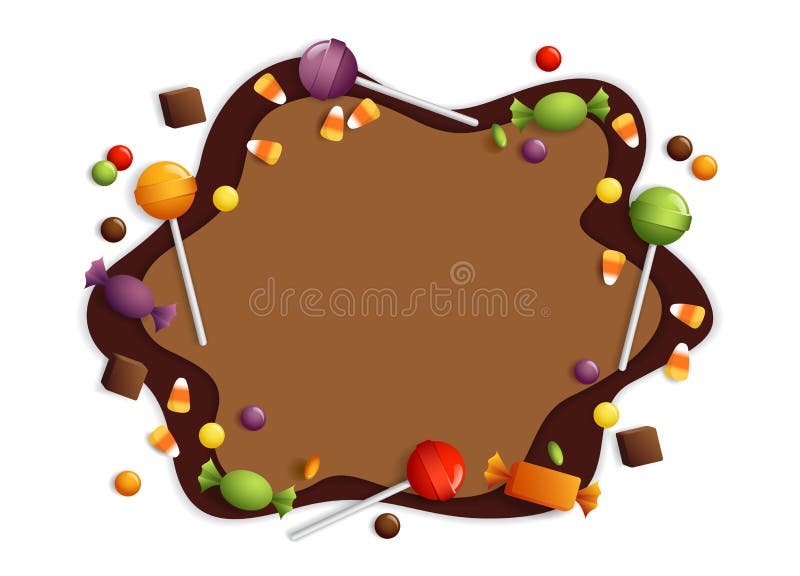 Candy Splash stock vector. Illustration of treats, splash - 239056411