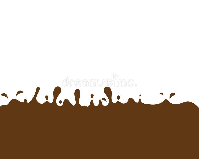 Chocolate melted vector stock vector. Illustration of tasty - 144686310