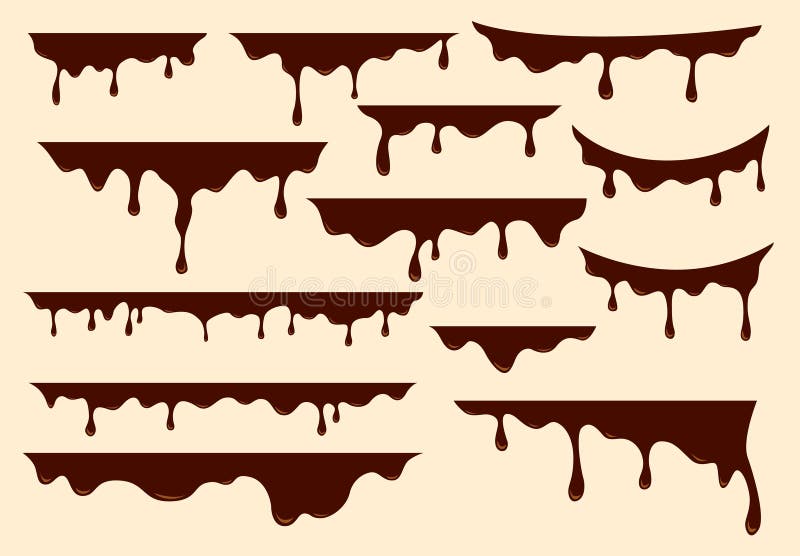 Melting Chocolate Border Stock Illustrations – 154 Melting Chocolate ...
