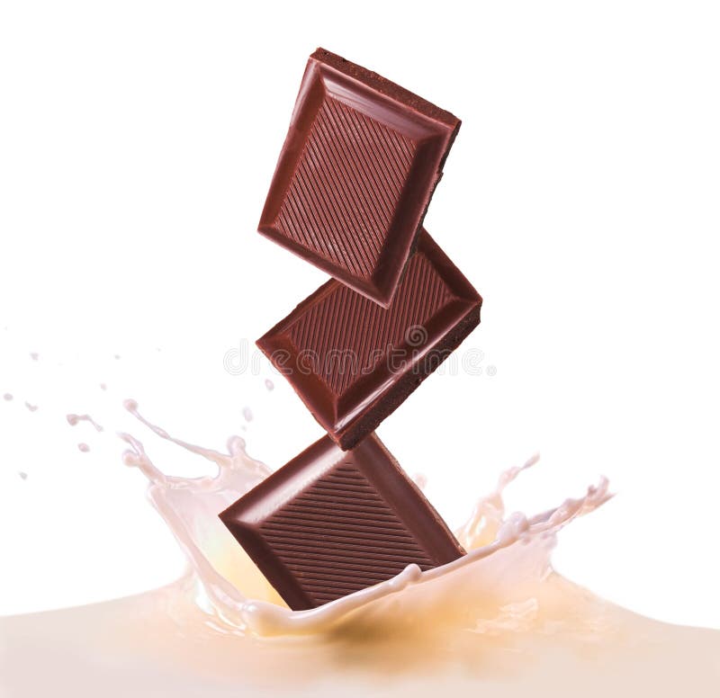 Chocolate and milk stock image. Image of chocolate, dark - 5611939