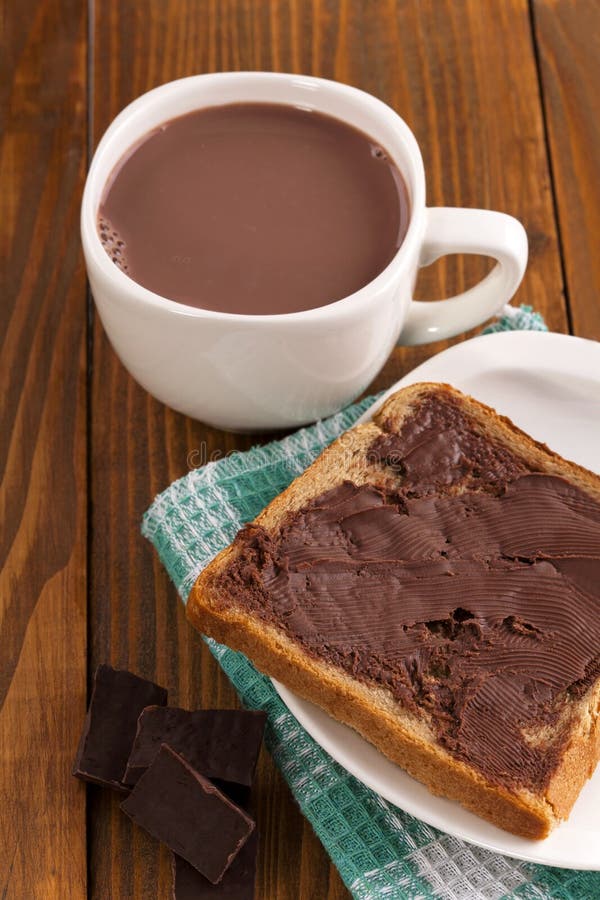 Chocolate Milk and Chocolate Spread Stock Photo - Image of dessert ...