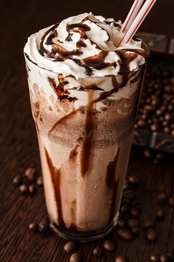 Chocolate Milkshake stock image. Image of cream, refreshment - 8612937