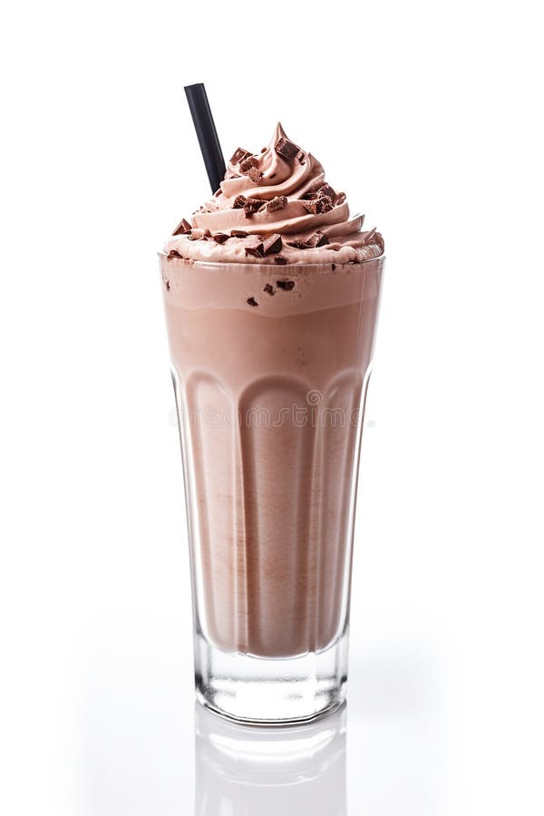 Chocolate Milkshake in Jar stock vector. Illustration of shake - 279344523