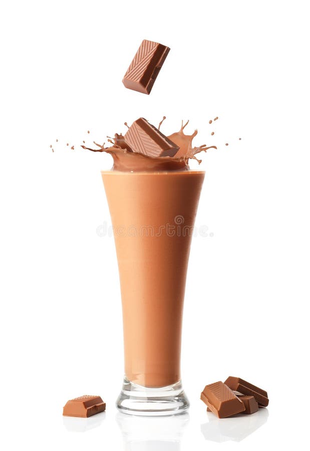 Bottle Pouring Milk Chocolate Stock Photo - Image of chocolate ...