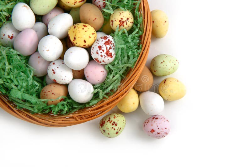 Mini easter eggs stock photo. Image of closeup, horizontal - 7588418