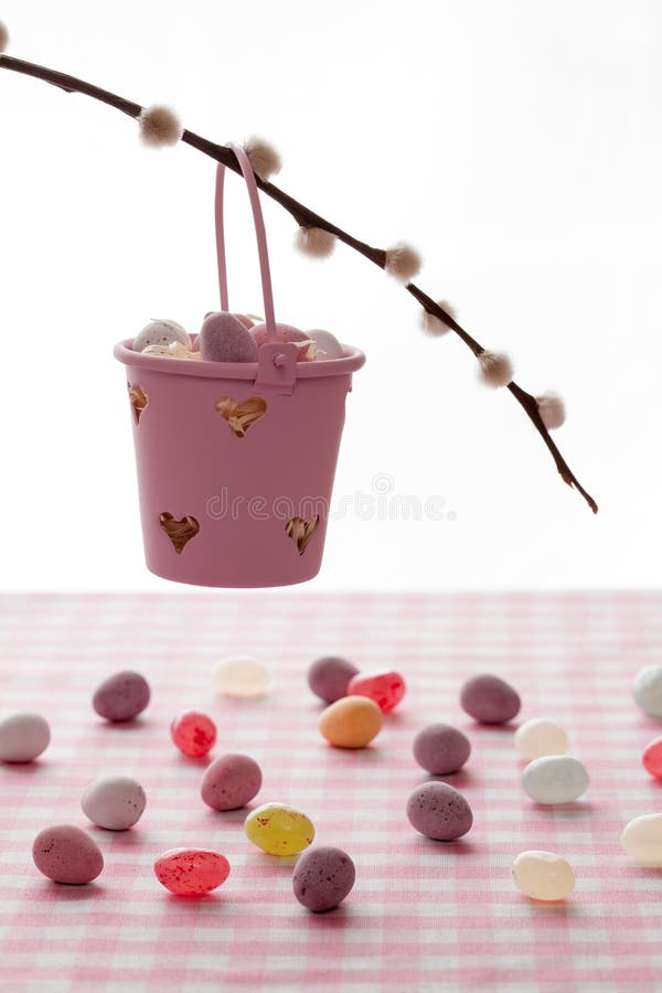 Chocolate mini eggs stock photo. Image of space, jellybeans - 67674720